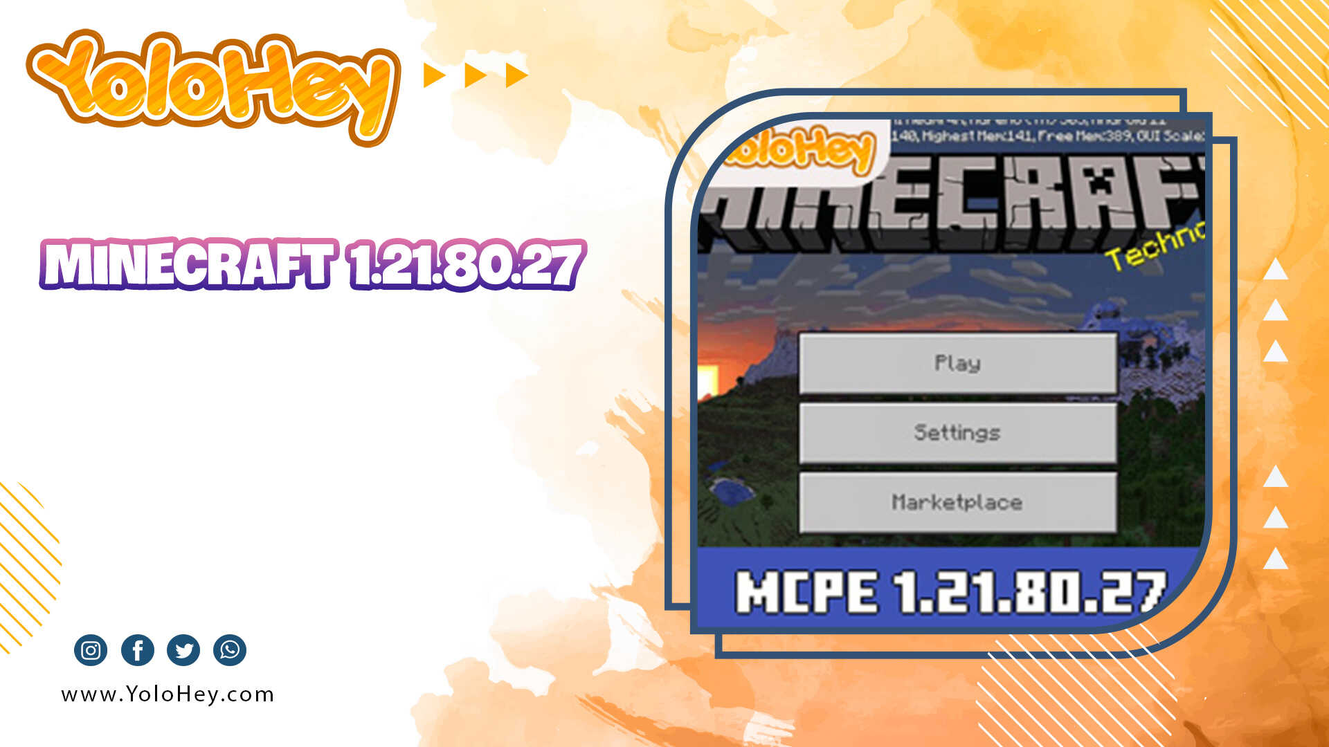 ดาวน์โหลด Minecraft 1.21.80.27 APK (Beta) ฟรีสำหรับ Android